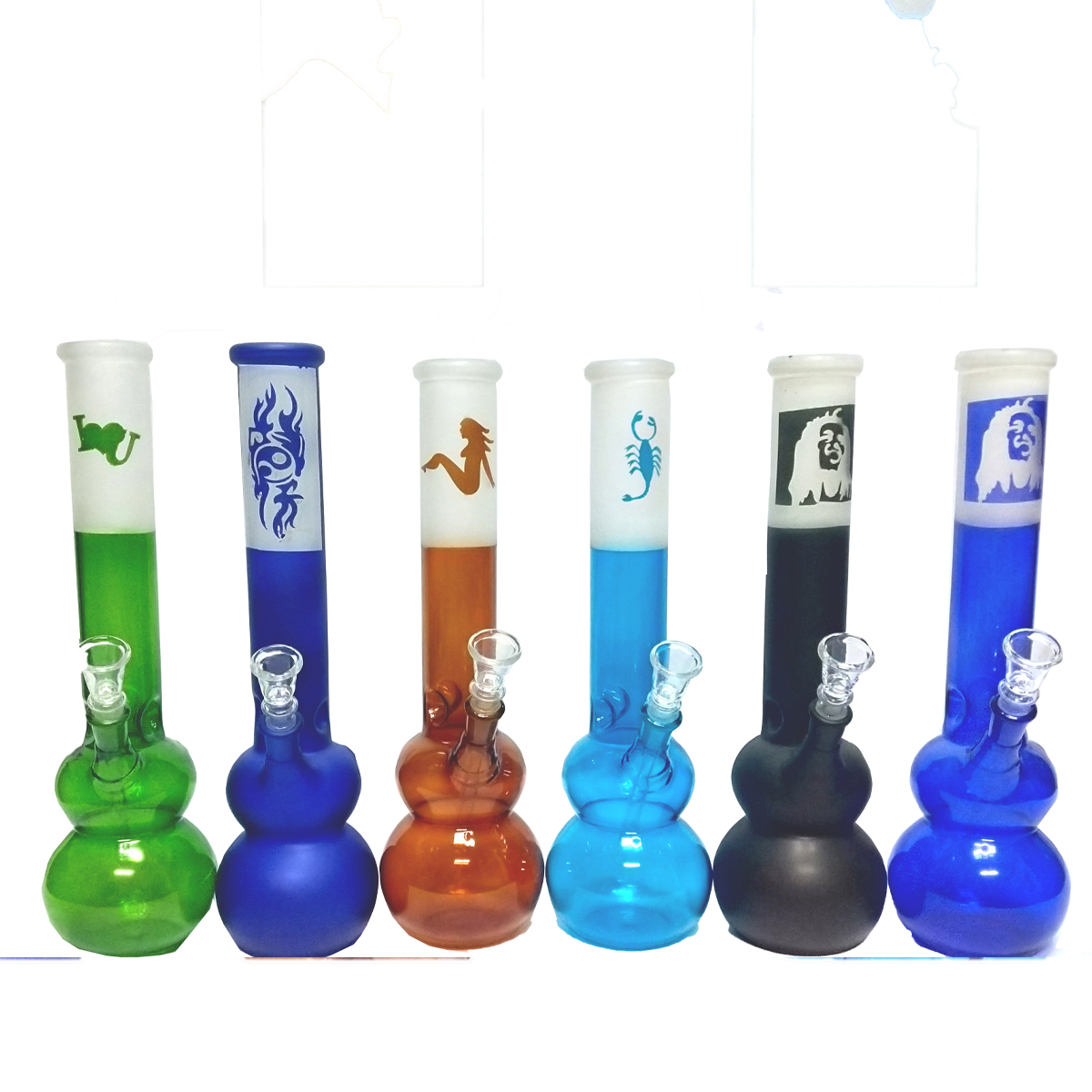 Glass Medium Bong 9-12 INCH